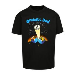 T-Shirt Merchcode "Merchcode Grateful Dead Spot Oversize Tee", Damen, Gr. M, schwarz, 100% Baumwolle, bedruckt, oversize, Rundhals, Shirts T-Shirt