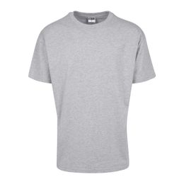 T-Shirt Urban Classics "Urban Classics Herren Heavy Oversized Tee", Damen, Gr. L, grau, 100% Baumwolle, unifarben, oversize, Rundhals, Shirts T-Shirt
