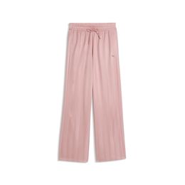 Trainingshose Puma "Puma League Hose mit weitem Bein Damen", Herren, Gr. XL, Normalgr&ouml;&szlig;en, rosy outlook pink, Obermaterial: 100% Polyester. Taschenfutter: 100% Polyester, regular fit, Hosen Trainingshose