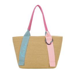 Henkeltasche Fritzi aus Preussen "Happy Summer Shopper", Herren, Gr. B/H/T: 11cm x 25cm x 37cm, beige, rot, Kunstfaser, unifarben, Taschen, mit Rei&szlig;verschluss und Herz-Karabiner