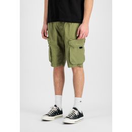 Shorts Alpha Industries "Division Short", Herren, Gr. M, Normalgr&ouml;&szlig;en, olive, Obermaterial: 100% Baumwolle, Hosen Shorts