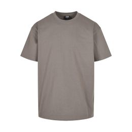 T-Shirt Urban Classics "Urban Classics Herren Heavy Oversized Tee", Damen, Gr. M, asphalt, 100% Baumwolle, unifarben, oversize, Rundhals, Shirts T-Shirt