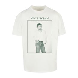 T-Shirt Merchcode "Merchcode Niall Horan - Natural Photo Heavy Oversize Tee", Damen, Gr. L, ready for dye, 100% Baumwolle, bedruckt, oversize, Rundhals, Shirts T-Shirt