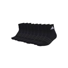 Kurzsocken adidas originals "Socken Cushioned Sportswear Ankle Socks 9P 9er Pack", Herren, Gr. 37-39, schwarz, Obermaterial: 57% Baumwolle CO. 40% Polyester PES. 2% Elasthan EL. 1% Polyamid PA., Socken