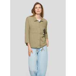 Blouson Rabe "Jacke", Damen, Gr. 48, gr&uuml;n, 80%Polyester 18%Viskose 2%Elasthan, unifarben, gerade, gerader Abschluss, Jacken Blouson