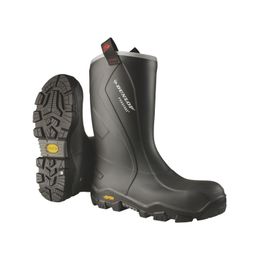Sicherheitsstiefel Dunlop "Purofort+ Reliance full safety mit Vibram" Gr. 39, grau (grau (charcoal)), 39, Obermaterial: 100% Textilmaterial TEXMAT., Schuhe