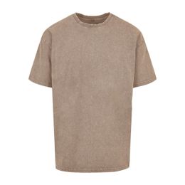 T-Shirt Merchcode "Merchcode Herren", Damen, Gr. S, schwarzkhaki, 100% Baumwolle, bedruckt, oversize, Rundhals, Shirts T-Shirt