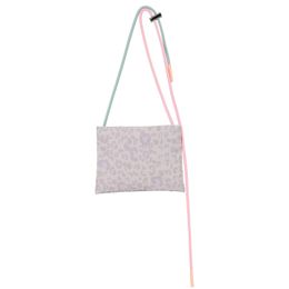 Schultertasche Fritzi aus Preussen "Fritzi ME Cross Leo", Damen, Gr. B/H/T: 1cm x 17,5cm x 24cm, beige, Nylon, Taschen Schultertasche, im tollen Leo-Design