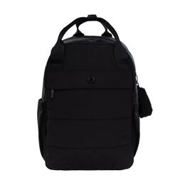 Aufbewahrungstasche HUGGIES BABYWEAR "BK-BACKPACK", schwarz, Web, Baumwollmischung, unifarben, Taschen, mit Anh&auml;nge Tasche