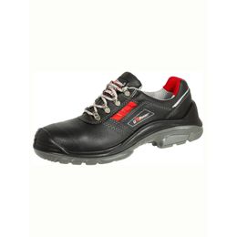 Sicherheitsschuh U-Power "Elect" Gr. 38, schwarz (schwarz, rot), 38, Obermaterial: 100% Rindsleder Leather cow., Schuhe
