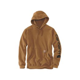 Hoodie Carhartt "Kaputzensweatshirt", Herren, Gr. L, braun, Obermaterial: 50% Baumwolle CO. 50% Polyester PES., Sweatshirts Hoodie