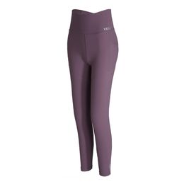 Leggings YEAZ "Leggings OBSESSED", Damen, Gr. S, US, braun, Obermaterial: 87% Nylon NY. 13% Elasthan EL., Hosen Leggings