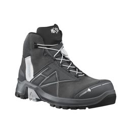 Sicherheitsschuh HAIX "CONNEXIS Safety+ GTX mid" Gr. 12, silber, 12, Obermaterial: 100% Rindsleder Leather cow., Schuhe