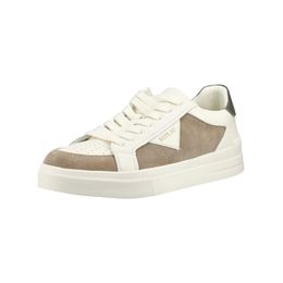 Sneaker Replay "Replay Sneaker Leder", Herren, Gr. 42, beige, Leder, Schuhe Sneaker