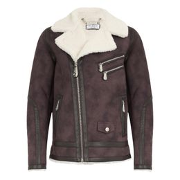 Blouson Philipp Plein "Jacke", Herren, Gr. L, 04, braun, Obermaterial: 100% Polyester, Jacken Blouson