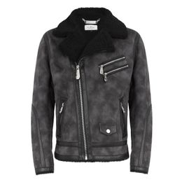Blouson Philipp Plein "Jacke", Herren, Gr. L, 02, schwarz, Obermaterial: 100% Polyester, Jacken Blouson