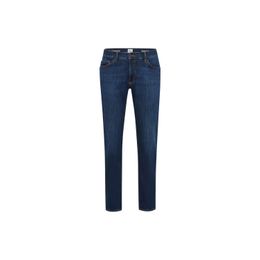 Comfort-fit-Jeans Brax "Jeans Chuck", Herren, Gr. 33, N-Gr, blau (dunkelblau), Obermaterial: 90% Baumwolle CO. 6% Elastomultiester ELE. 4% Elasthan EL., Jeans