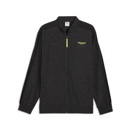 Sweatjacke Puma "Puma x ASTON MARTIN ARAMCO F1 TEAM T7 Trainingsjacke Herren", Damen, Gr. L, schwarz, Obermaterial: 7% Polyester, 93% Nylon. Taschenfutter: 7% Polyester, 93% Nylon. Einsatz: 100% Nylon, Sweatjacken Sweatjacke