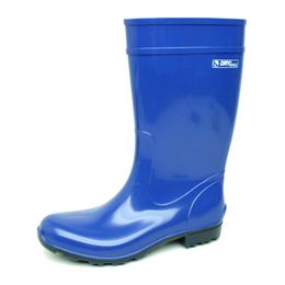 Gummistiefel Bockstiegel "Luisa", Damen, Gr. 36, blau (blau dunkelblau), Obermaterial: 100% PVC PVC., Schuhe Gummistiefel
