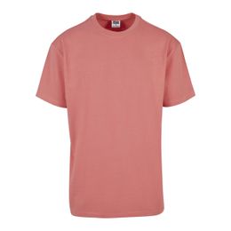 T-Shirt Urban Classics "Urban Classics Herren Heavy Oversized Tee", Damen, Gr. L, palepink, 100% Baumwolle, unifarben, oversize, Rundhals, Shirts T-Shirt