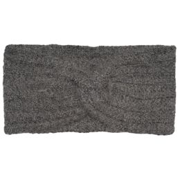 Stirnband styleBREAKER "Strick Stirnband Rippmuster", Damen, grau, Obermaterial: 80% Polyacryl PAN. 20% Wolle WO., Modisch, M&uuml;tzen Stirnband