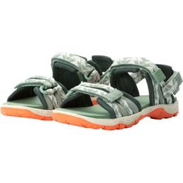 Sandale Jack Wolfskin "2 IN 1 SANDAL K", M&auml;dchen, Gr. 34, gr&uuml;n (mint), Textil, Schuhe Sandale