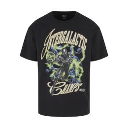 T-Shirt K1x "K1x Herren KXM243-012-1 K1x Intergalactic Tee", Damen, Gr. L, schwarz, 100% Baumwolle, bedruckt, normal, Rundhals, Shirts T-Shirt