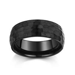 Fingerring ZEEme "Wolfram schwarz" Gr. 60, schwarz, Fingerringe, Herren, 060 (19,1), Fingerring