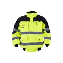 Funktionsjacke TERRAX WORKWEAR "Warnbau-Piloten", Herren, Gr. 4XL, gelb, Obermaterial: 100% Polyester PES., Jacken Funktionsjacke
