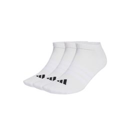 Sneakersocken adidas originals "Socken Cushioned Essentials Low Socks 3er Pack", Herren, Gr. 37-39, wei&szlig;, Obermaterial: 60% Baumwolle CO. 37% Polyester PES. 2% Elasthan EL. 1% Polyamid PA., Socken Sneakersocken