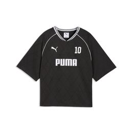 Trainingsshirt Puma "Puma Sport Relaxed Trikot Damen", Damen, Gr. L, schwarz, Obermaterial: 100% Polyester. Kragen: 5% Elasthan, 95% Polyester, clean, relaxed fit, Rundhals, Shirts