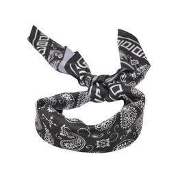 Bandana Urban Classics "Urban Classics Unisex Big Pattern Bandana", Damen, Gr. onesize, schwarz bandana aop, Polyester, unifarben, Modet&uuml;cher