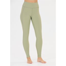 Lauftights Endurance "Freadecan", Damen, Gr. 34, EURO-Gr&ouml;&szlig;en, limette, 78% Polyamid, 22% Elasthan, unifarben, Hosen, 4-Wege Stretch