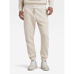 G-Star Raw Trainingshose G-STAR "Premium Core Type C Sweatpants", Herren, Gr. M, wei&szlig;bait, Obermaterial: 55% Baumwolle, 45% Polyester, Hosen Trainingshose