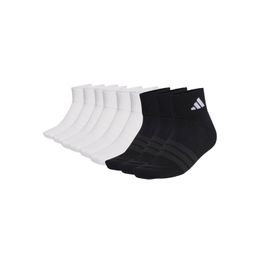 Kurzsocken adidas originals "Socken Cushioned Sportswear Ankle Socks 9P 9er Pack", Herren, Gr. 37-39, bunt (2xwei&szlig;, schwarz), Obermaterial: 57% Baumwolle CO. 40% Polyester PES. 2% Elasthan EL. 1% Polyamid PA., Socken