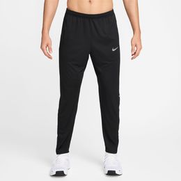Laufhose Nike "M NK DF MILER KNIT PANT", Herren, Gr. L, N-Gr, schwarz, schwarz,, Obermaterial: 100% Polyester, Hosen Laufhose, sportlicher Stil