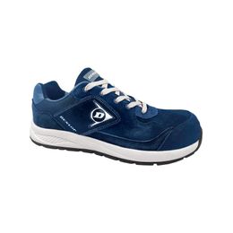 Sicherheitsschuh DUNLOP WORKWEAR "Luka" Gr. 40, blau (marineblau), 40, Obermaterial: 100% Rindsleder Leather cow., Schuhe