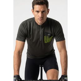 Radtrikot CMP, Herren, Gr. 50, pine, Obermaterial: 100% Polyester. Futter: 98% Polyester, 2% Elasthan, Trikots, Fahrradshirt