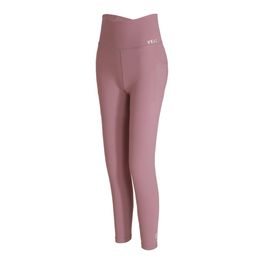 Leggings YEAZ "Leggings OBSESSED", Damen, Gr. L, US, rot, Obermaterial: 87% Nylon NY. 13% Elasthan EL., Hosen Leggings