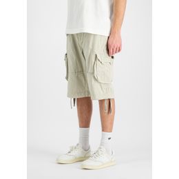 Shorts Alpha Industries "Jet Short", Herren, Gr. 33, Normalgr&ouml;&szlig;en, stone, Obermaterial: 100% Baumwolle, Hosen Shorts