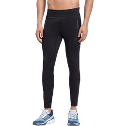 Lauftights Energetics "HE.-TIGHT STRIKER VI 1/1 M", Herren, Gr. L, N-Gr, schwarz, Obermaterial: 78% Polyester, 22% Elasthan, Hosen, mit DRY PLUS-Technologie, elastischer Bund mit Kordelzug
