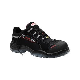 Sicherheitsschuh Elten "SENEX Pro" Gr. 44, schwarz (schwarz, rot), 44, Obermaterial: 100% Synthetik synthetic., Schuhe