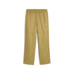 Sporthose Puma "Porsche Legacy Lifestyle Hose Herren", Herren, Gr. L, Normalgr&ouml;&szlig;en, coffee milk beige, Obermaterial: 100% Baumwolle. Taschenfutter: 100% Polyester, regular fit, Hosen Sporthose