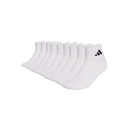 Kurzsocken adidas originals "Socken Cushioned Sportswear Ankle Socks 9P 9er Pack", Herren, Gr. 37-39, wei&szlig;, Obermaterial: 57% Baumwolle CO. 40% Polyester PES. 2% Elasthan EL. 1% Polyamid PA., Socken