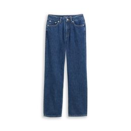 Tom Tailor M&auml;dchen Straight Jeans, blau, Uni, Gr. 134