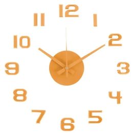 Karlsson Wall Clock Numbers Ochre Sunset