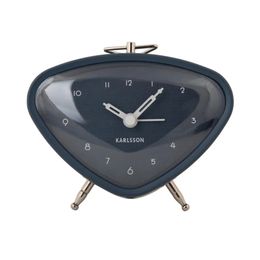 Karlsson Alarm Clock Triangle Dark Grey 11,4x9,3x4,8 cm