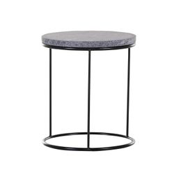 Gutmann Beistelltisch Terrazzo Grau/Schwarz ca. 35x40 cm