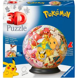 Puzzleball Ravensburger "Pok&eacute;mon - Kanto Region Characters", bunt, Puzzles, Kinder&Oslash;:13cm, Kunststoff, Made in Europe, &Oslash;:13cm
