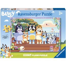 Puzzle Ravensburger "Bluey, Familienzeit", bunt, Puzzles, KinderB:69cm H:49cm, Pappe, Motiv, Made in Europe, B:69cm H:49cm